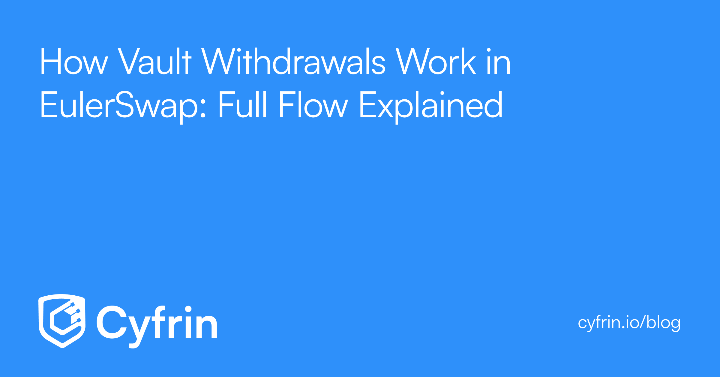 Vault Withdrawals in EulerSwap: Internal Flow Explained